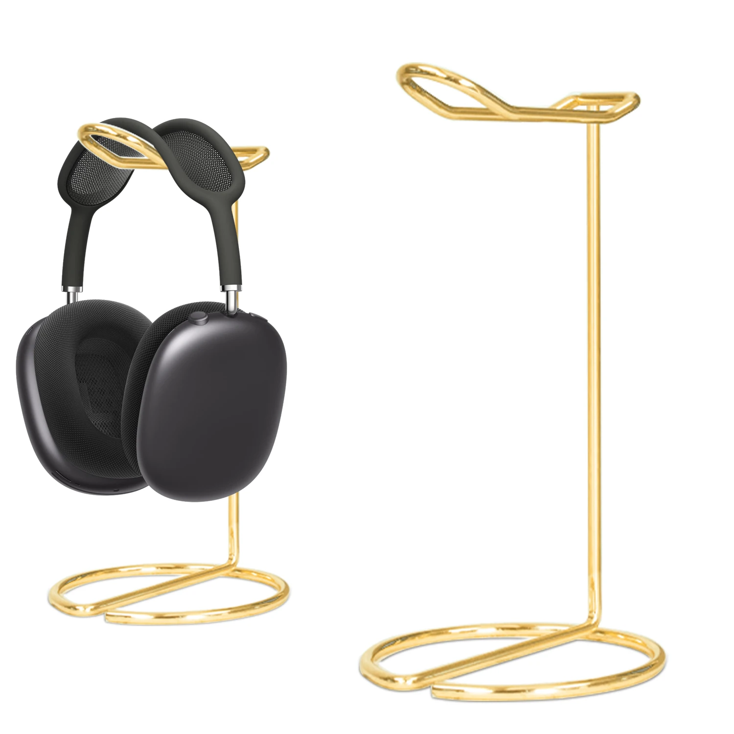 Headphone Holder Smooth Surface Solid Metal Exquisite Art Headset ...