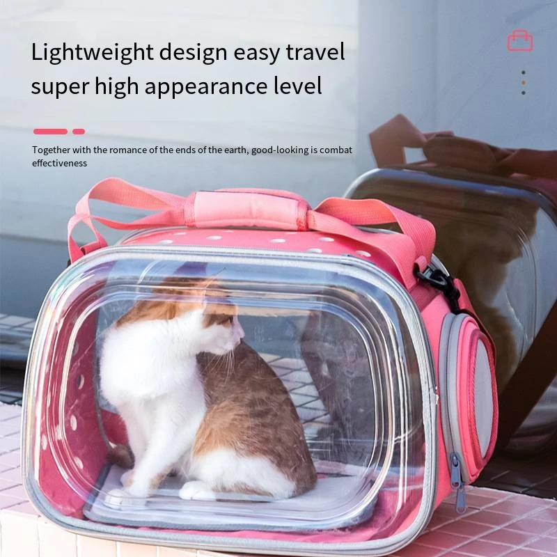 Cat Space Capsule Transparent Cats Carrier Bag Breathable Pet Carriers ...