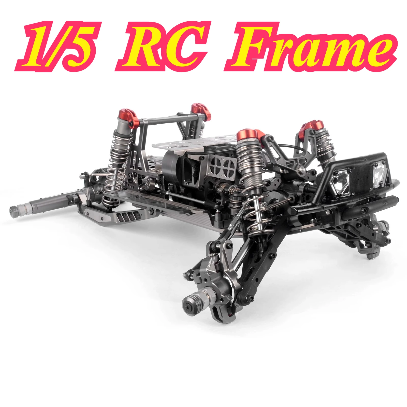NEW 1/5 RC Metal Frame Off Road Desert Truck RC Model Car Electric ...