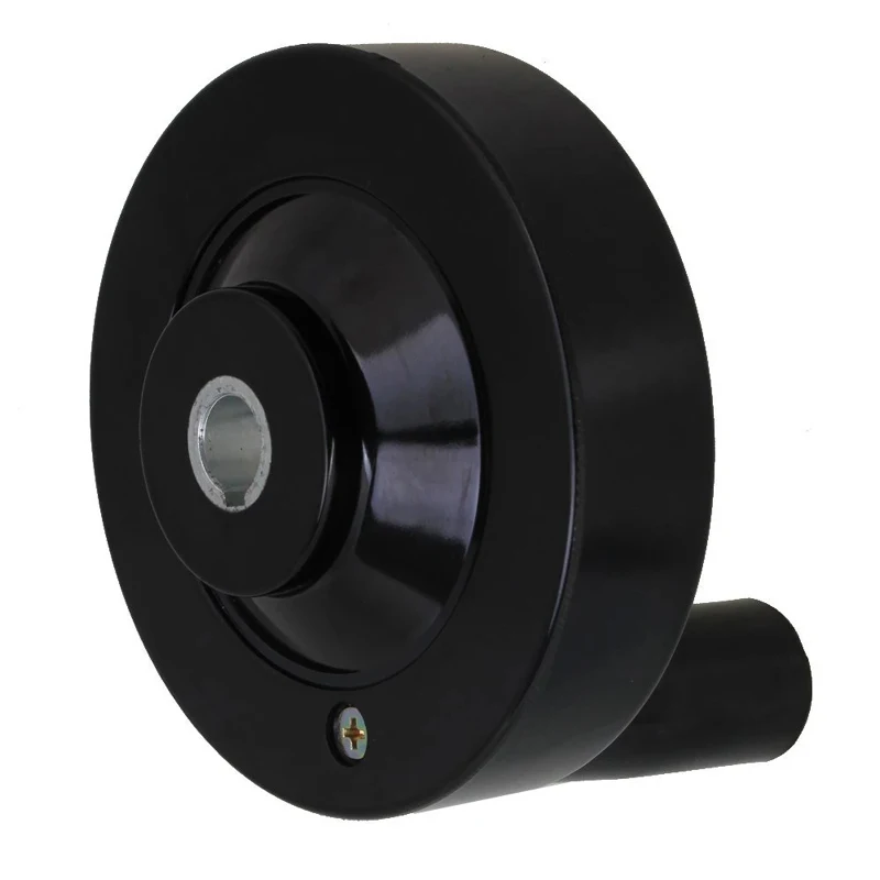 Black-Plastic-Lathe-Milling-Machine-Inside-Ripple-Hand-Wheel-With ...