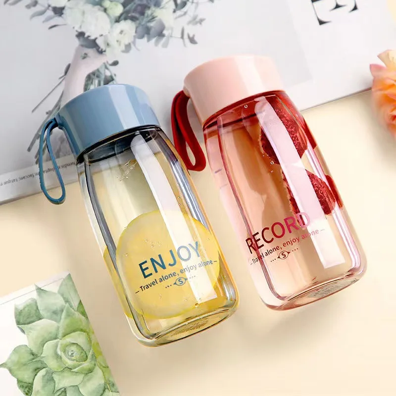 Small-Cute-Plastic-Water-Juice-Bottles-Creative-Transparent-Drinking ...