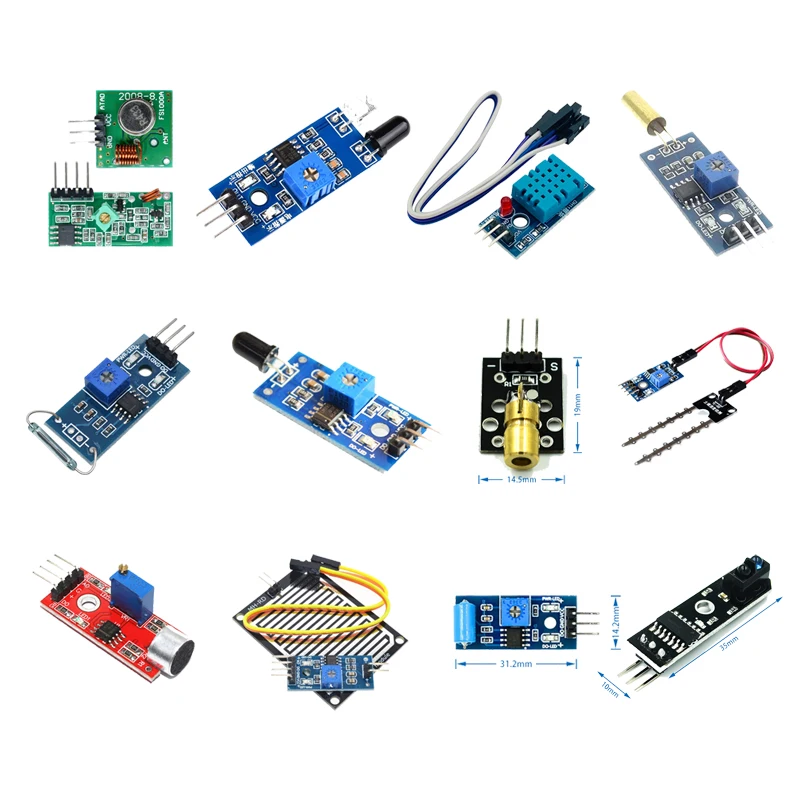M-dulo-de-sensor-para-arduino-paquete-de-HC-SR04-501-DHT11-DS3231-KY ...