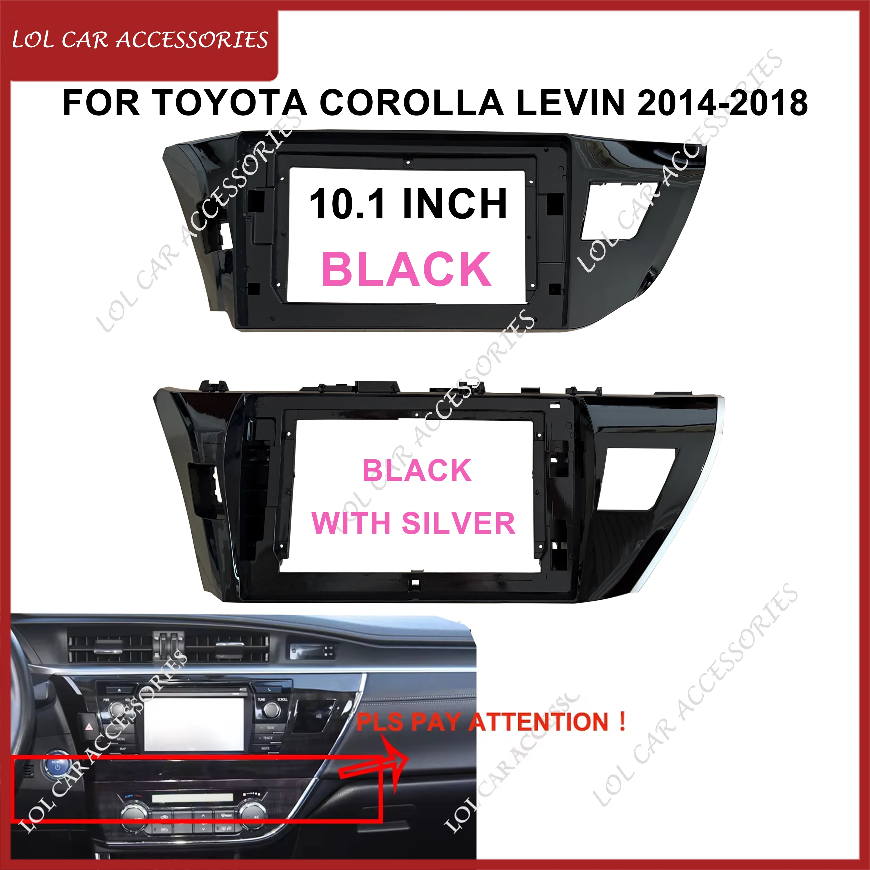 For Toyota Corolla Levin 2014-2018 10.1 Inch Car Radio Android Stereo ...