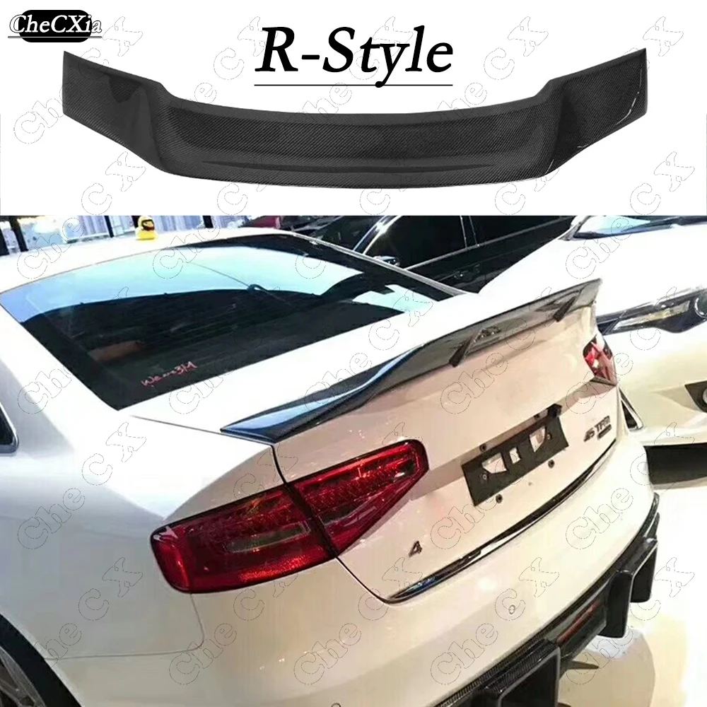 For-Audi-A4-S4-RS4-B8-5-Glass-Fibre-Highquality-Rear-Spoiler-Coupe-2013 ...