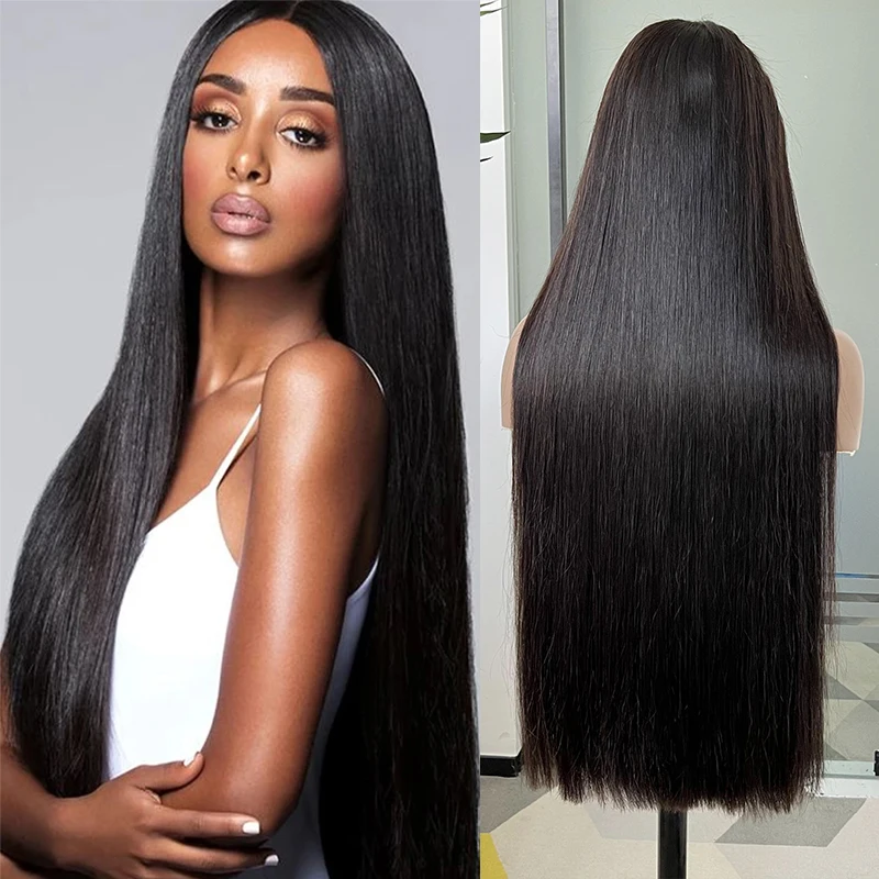 GDYLUXURY-250-Density-HD-Transparent-Lace-Frontal-Wig-30-Inch-Brazilian ...