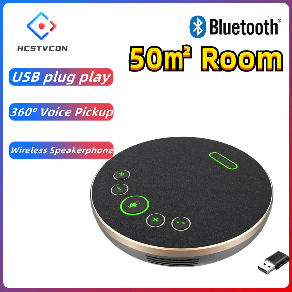 USB-Conference-Microphone-Omnidirectional-Tabletop-Wireless ...