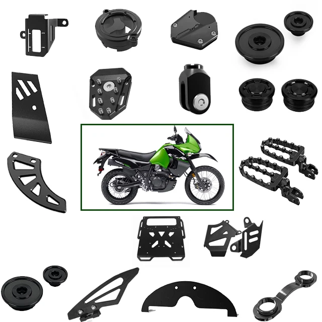 For-Kawasaki-KLR650-Rear-Brake-Clevis-Chain-Guide-Guard-Lower-Dash ...