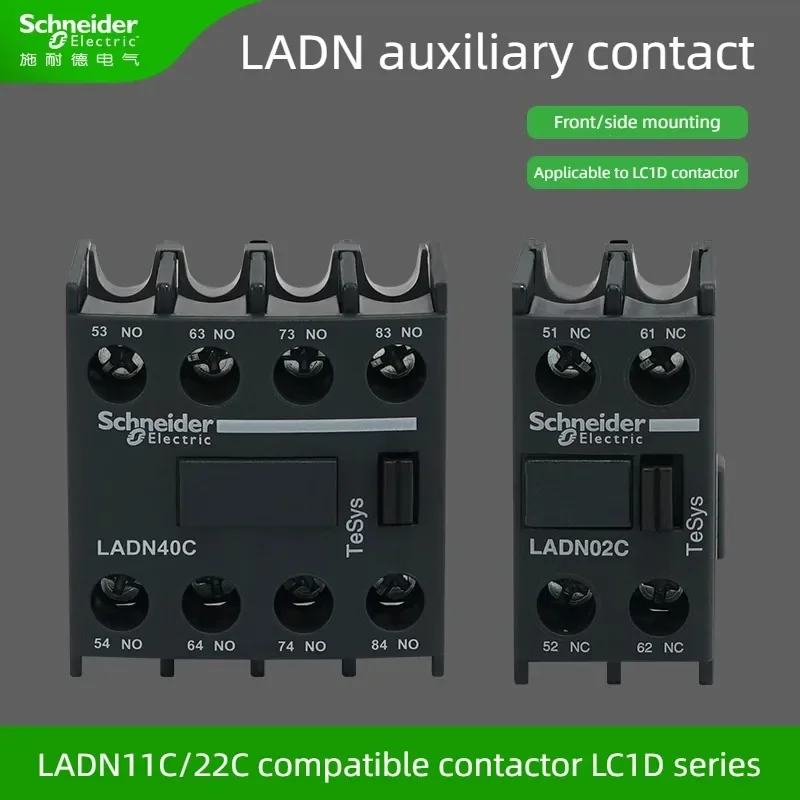 Schneider-Electric-LADN-auxiliary-contact-LADN11C22C-Front-Side ...