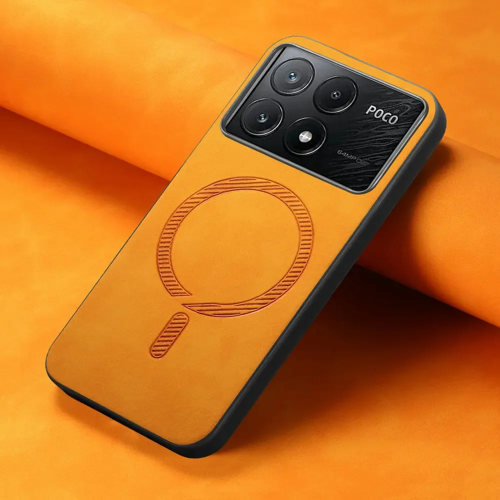 Funda-de-lujo-para-Xiaomi-Poco-X6-Pro-F6-M6-Pro-4G-5G-2024-Magsafe ...