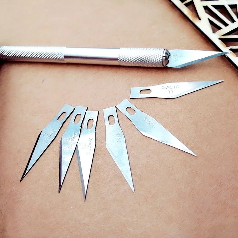 Colorful Metal Scalpel Knife Non-slip Cutter Carving Engraving Craft ...