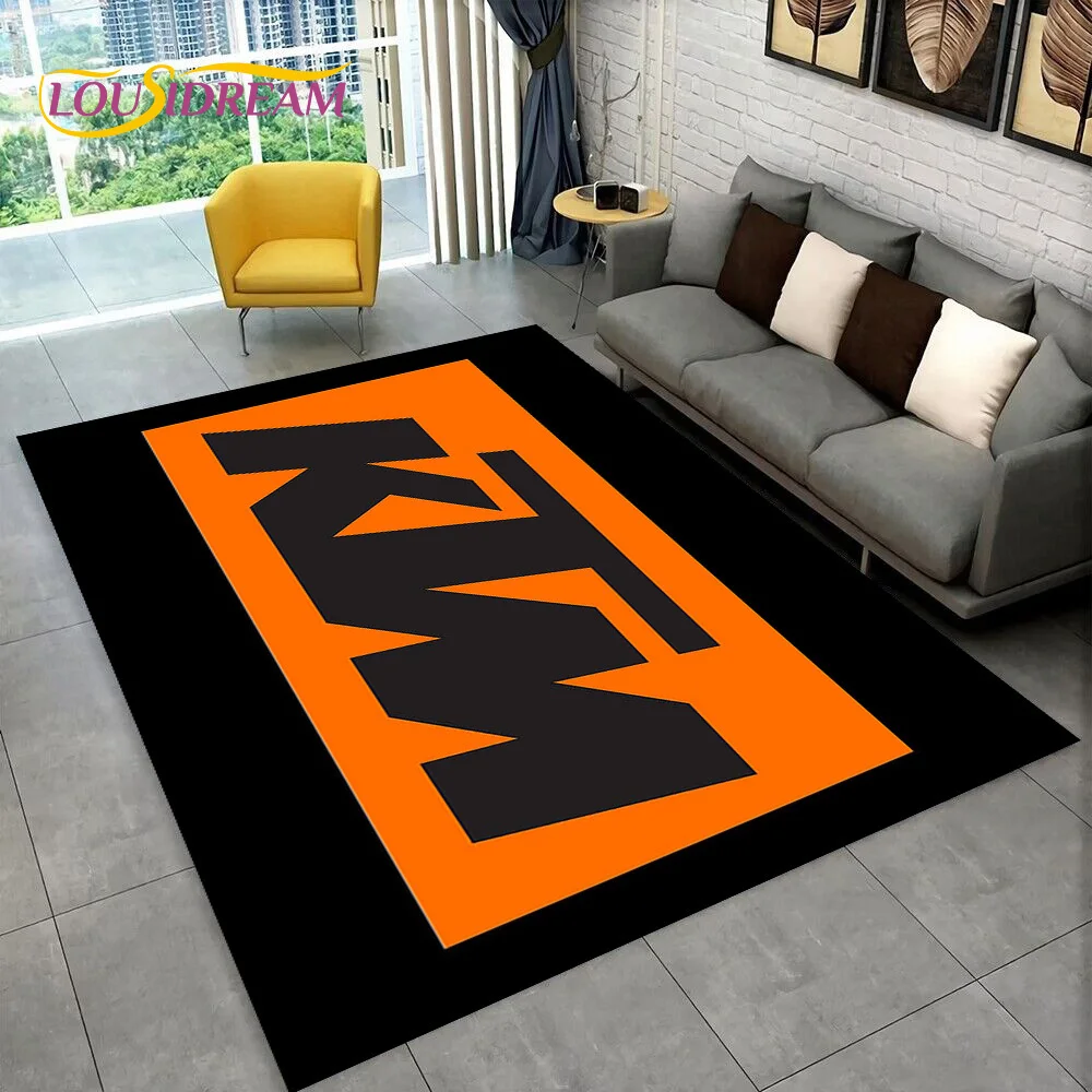 3d-K-KTM-Logo-Rennfahrer-Teppich-Teppich-f-r-zu-Hause-Wohnzimmer ...