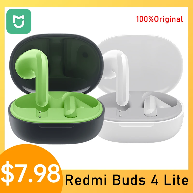MIJIA-Redmi-Buds-4-Lite-Verdadeiro-Fones-De-Ouvido-Sem-Fio-Touch-Fone ...