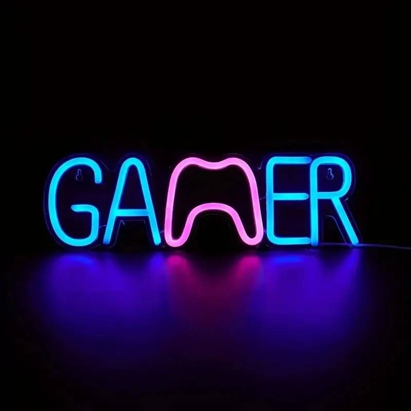 Game-Neon-Sign-Wall-Decor-Glow-at-Night-Neon-Light-for-Gamer-Boy-Game ...