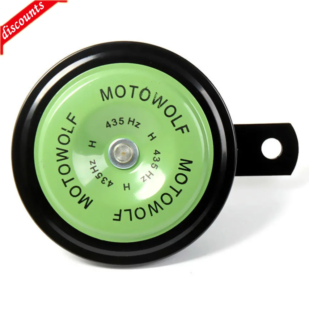 Motorcycle-Horn-Moto-Trumpet-Black-Loud-12v-110db-Moped-Dirt-Bike ...
