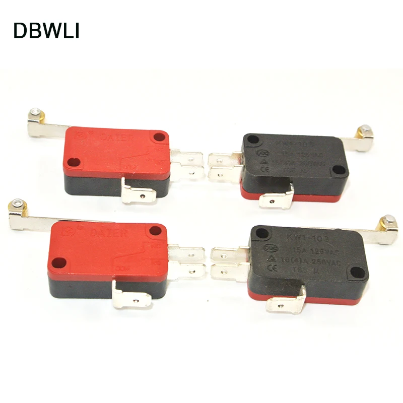 100pcs-V-156-1C25-LEVER-ROLLER-LIMIT-MICRO-SWITCH-Micro-Limit-Switch ...