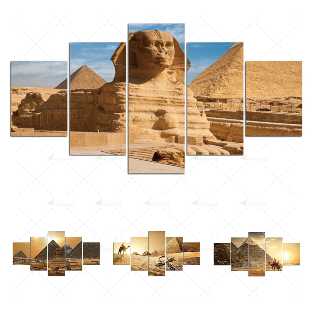 gypten-Ber-hmte-Pyramide-Und-Sphinx-Modulare-HD-Gedruckt-5-Panels-Poster-Leinwand-Malerei-Wand.jpg