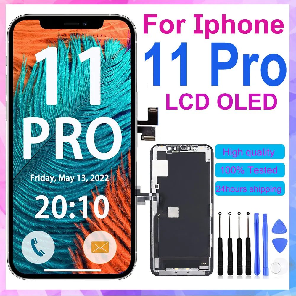 New LCD For iPhone 11 Pro OLED Display Replacement Wholesale Price 3D ...