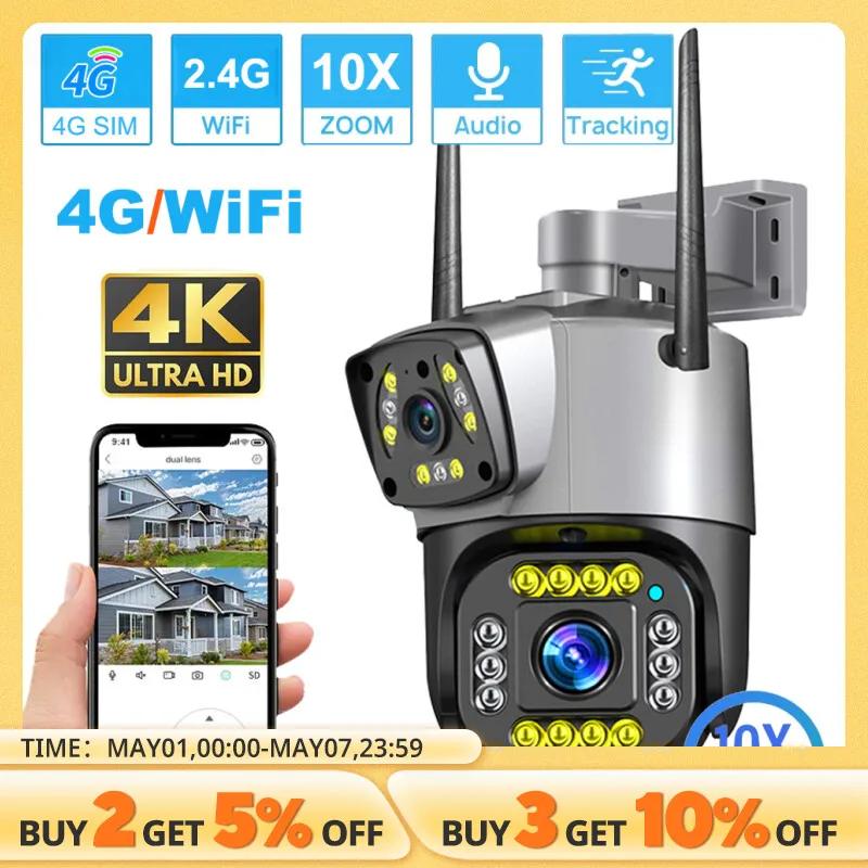 Dual-Lens-4G-IP-Camera-WiFi-8MP-4K-Surveillance-Cameras-Wireless ...