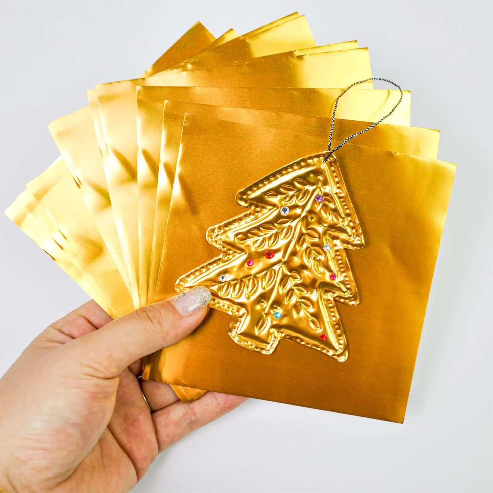 10 PCS Embossing Foil Sheets High-Ductility Art Supplies Aluminum Metal ...
