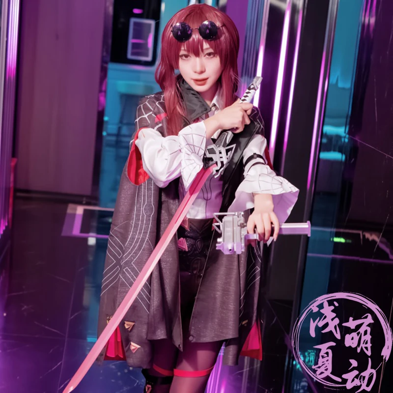 Anime Honkai: Star Rail Kafka Cosplay Accessories Prop Cartoon Weapon ...