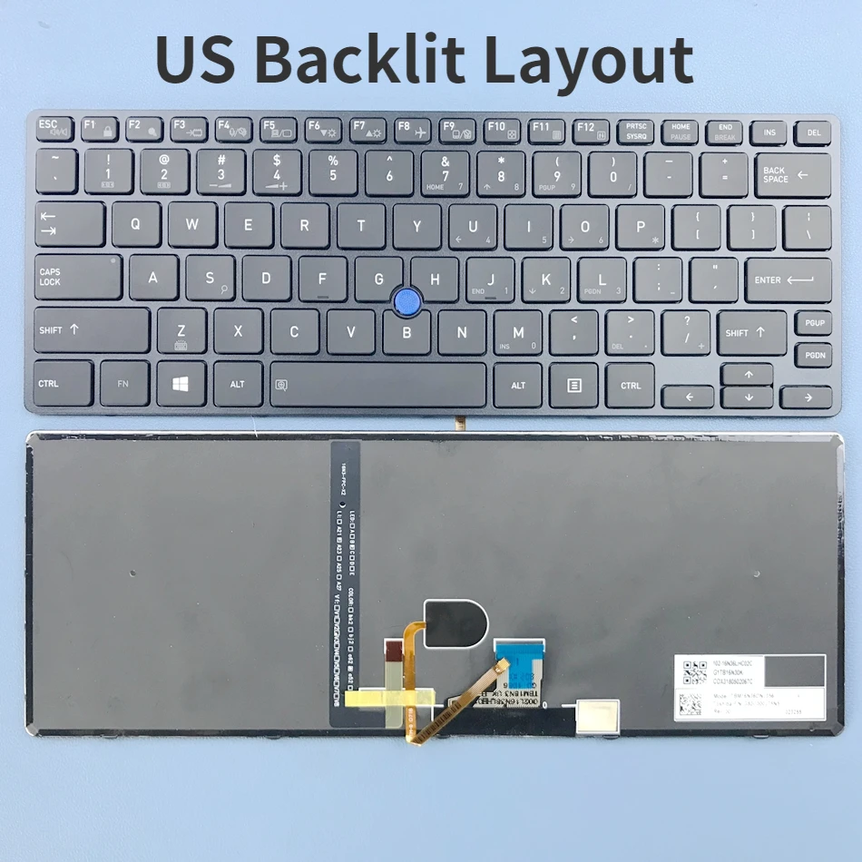 Keyboard-berlampu-latar-Nordik-US-UNTUK-Toshiba-Portege-X30-D-X30-D1354 ...