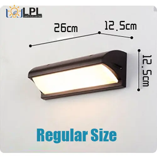 18W LED Wall Lamp Waterproof IP66 Porch Fixtur Modern Radar Motion ...