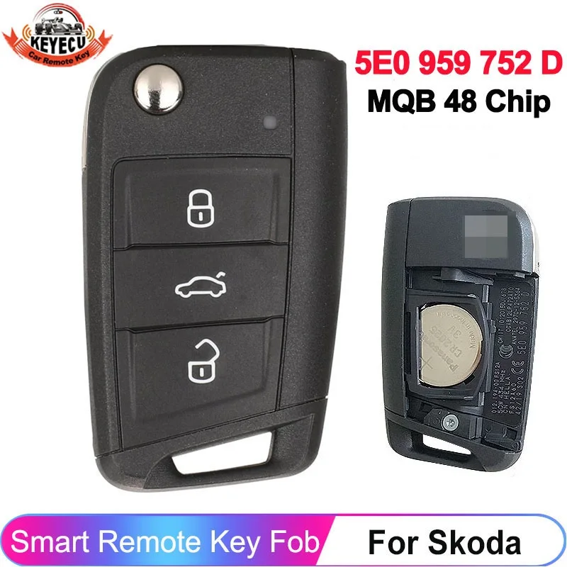 KEYECU-OEM-5E0-959-752-D-5E0959752D-For-Skoda-Rapid-Octavia-MK3-2013 ...