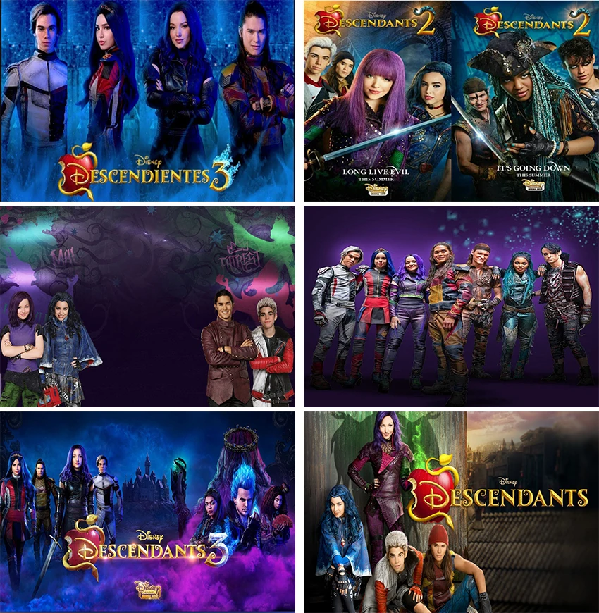 Photo Studio Background Backdrop | Birthday Background Descendants ...