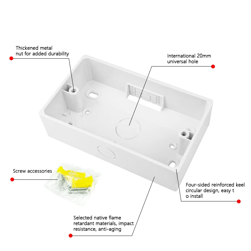 Exterior Wall Switch Box Pisces 6 Way Garden Switch Box With Neon