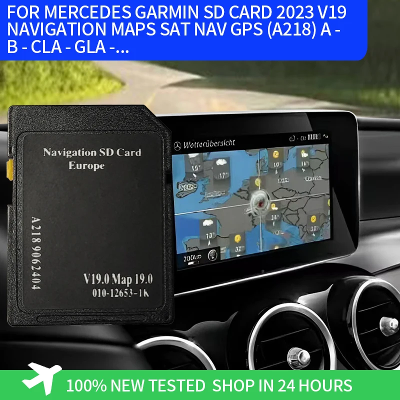 NEW-FOR-MERCEDES-GARMIN-SD-CARD-2023-V19-CAR-NAVIGATION-MAP-SAT-NAV-GPS ...