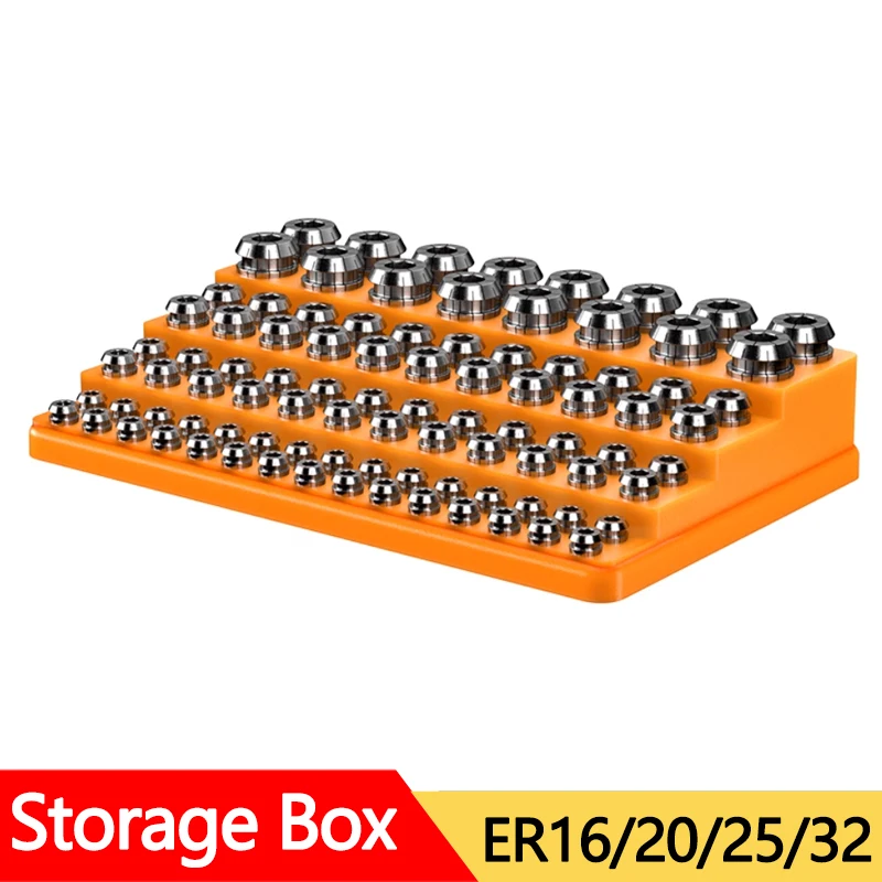 ER16 ER20 ER25 ER32 Spring Collet Storage Box Clamp Storage Box CNC ...