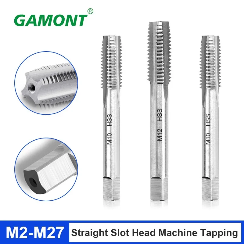 GAMONT-Straight-Slot-Head-Machine-Tap-Tapping-Stainless-Steel-Special ...