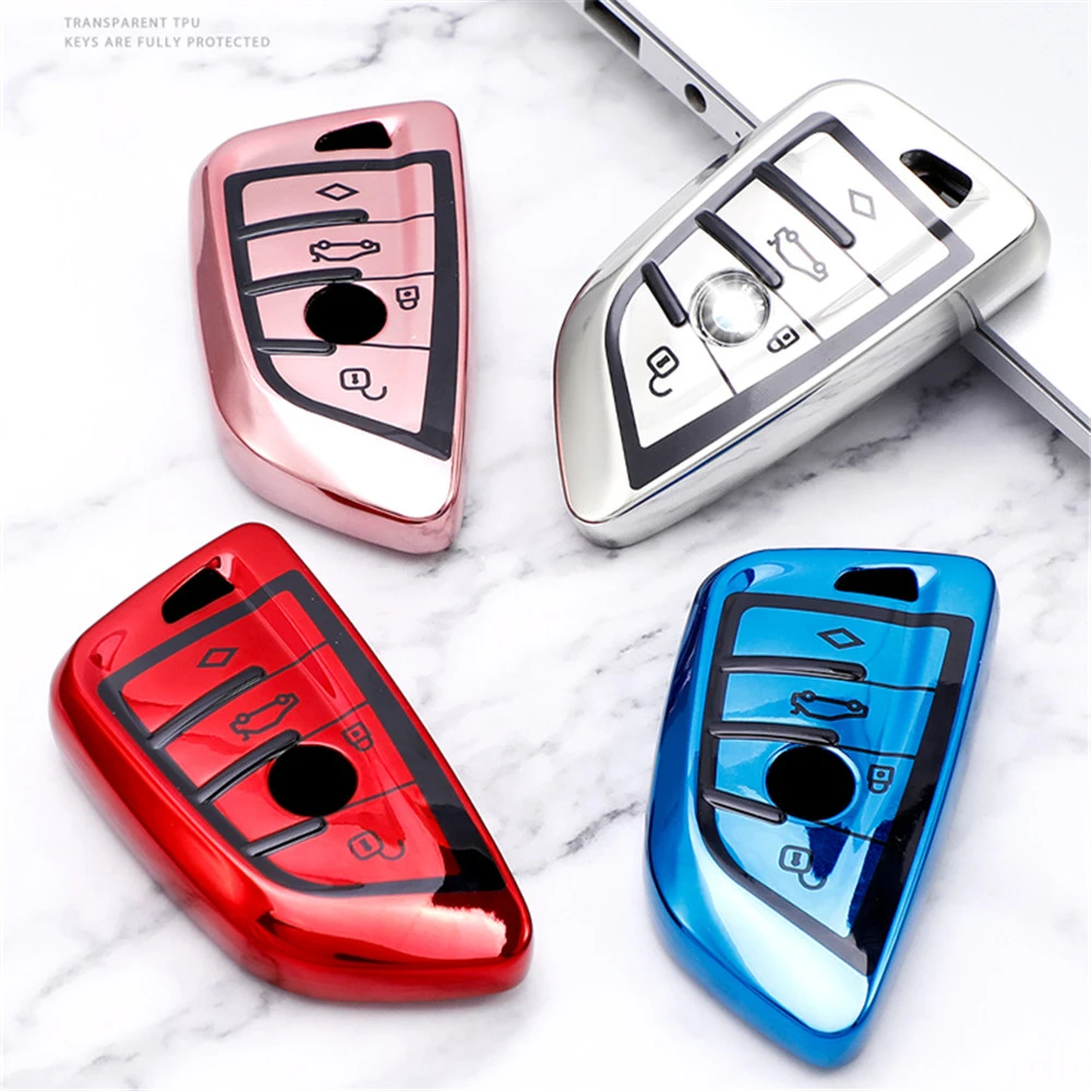 TPU Car Smart Key Cover Case Shell Fob Bag Holder for Bmw F20 F30 G20 ...