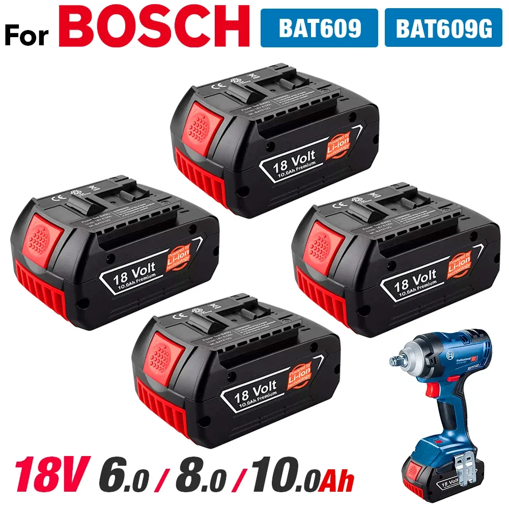 NEW-18V-10Ah-Rechargeable-Li-ion-Battery-For-Bosch-18V-Power-tool ...
