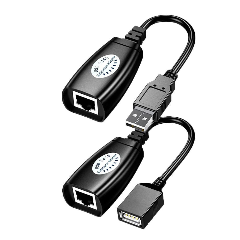 Cable-adaptador-USB-a-RJ45-LAN-extensor-de-extensi-n-sobre-Cat5-RJ45 ...