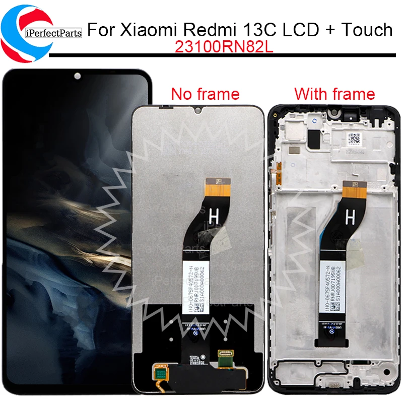 6-74-IPS-For-Xiaomi-Redmi-13C-LCD-With-Frame-23100RN82L-Display-Touch ...