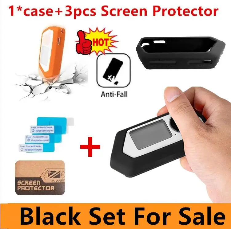 Black-Silicone-Case-3pcs-Screen-Film-Cover-Game-Console-Screen ...