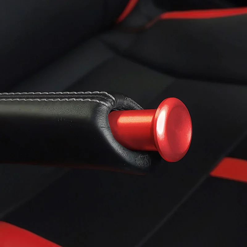 Aluminum Alloy E-brake Handle Lever Button Knob Handbrake Decor for ...