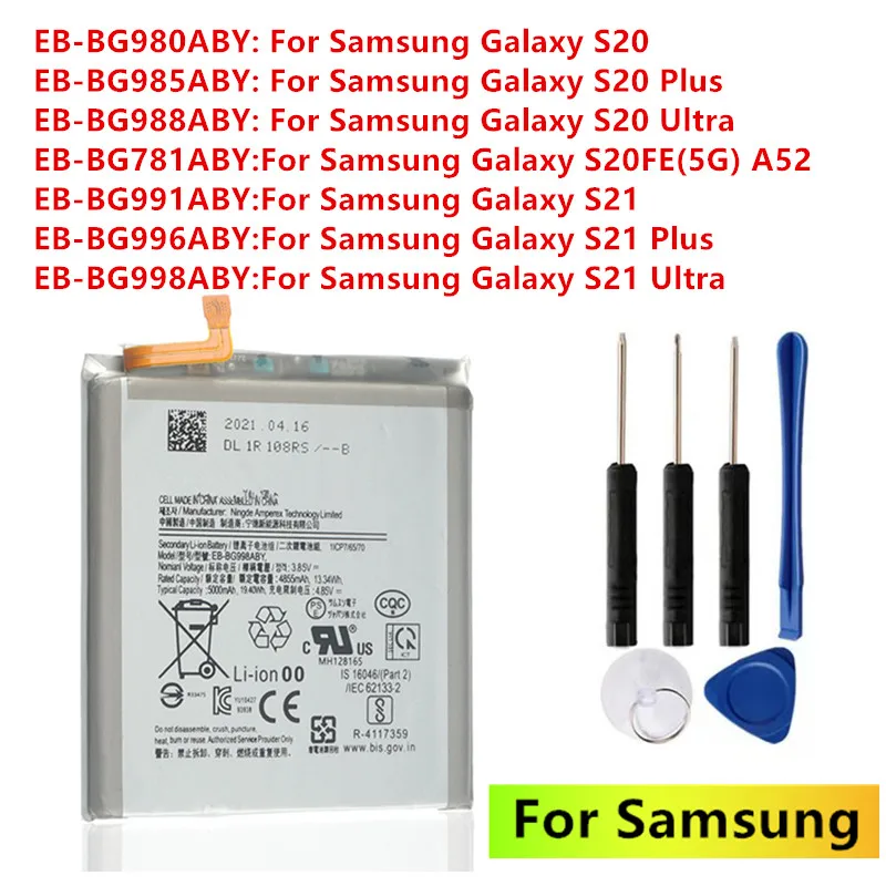 Bateria-Para-Samsung-Galaxy-S20FE-S20-S20-S20-Plus-S20-Ultra-S21-S21 ...