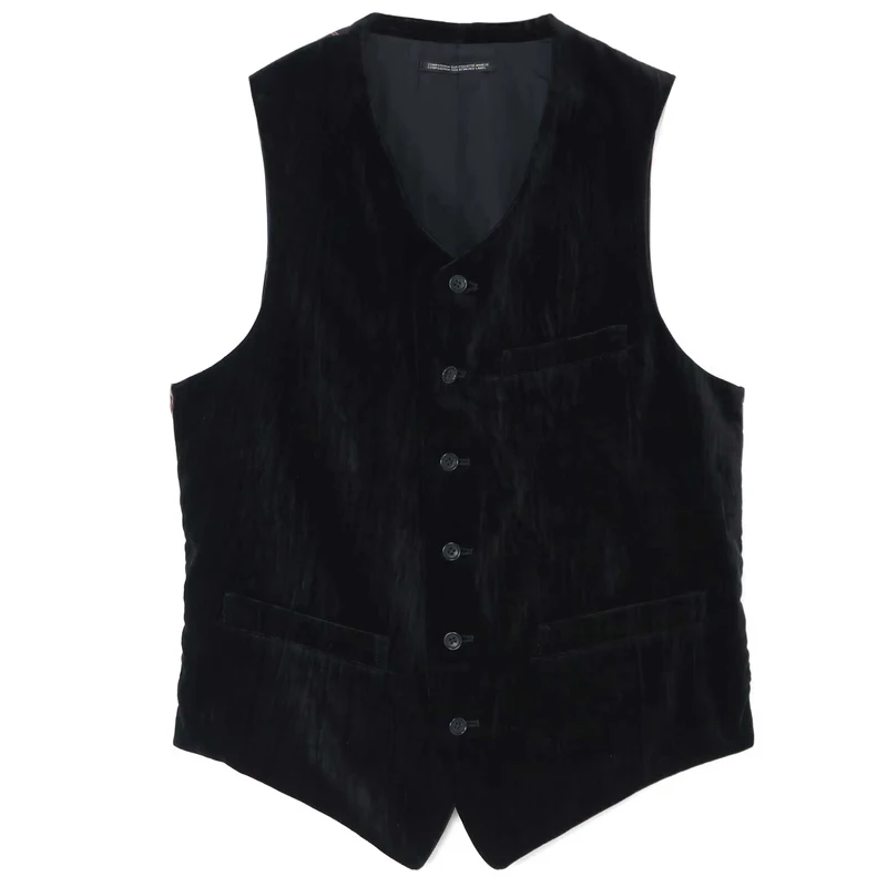 YAMAMOTO-Style-Multipocket-Vest-Shibori-Velvet-Dark-Style-Stripe-Design ...