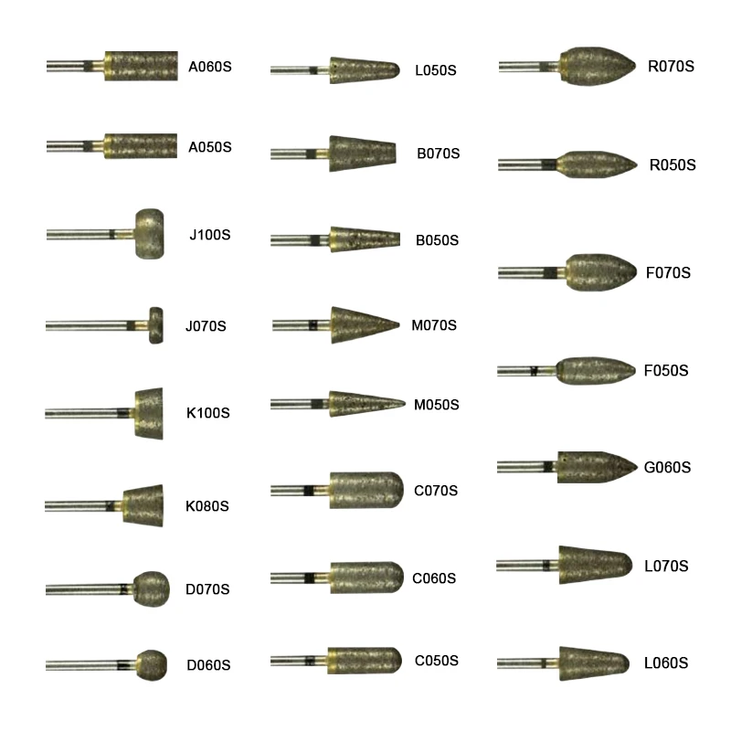 Dental-Diamond-Bur-Drills-Fully-Sintered-Diamond-Bur-Dental-Lab-HP-Burs ...