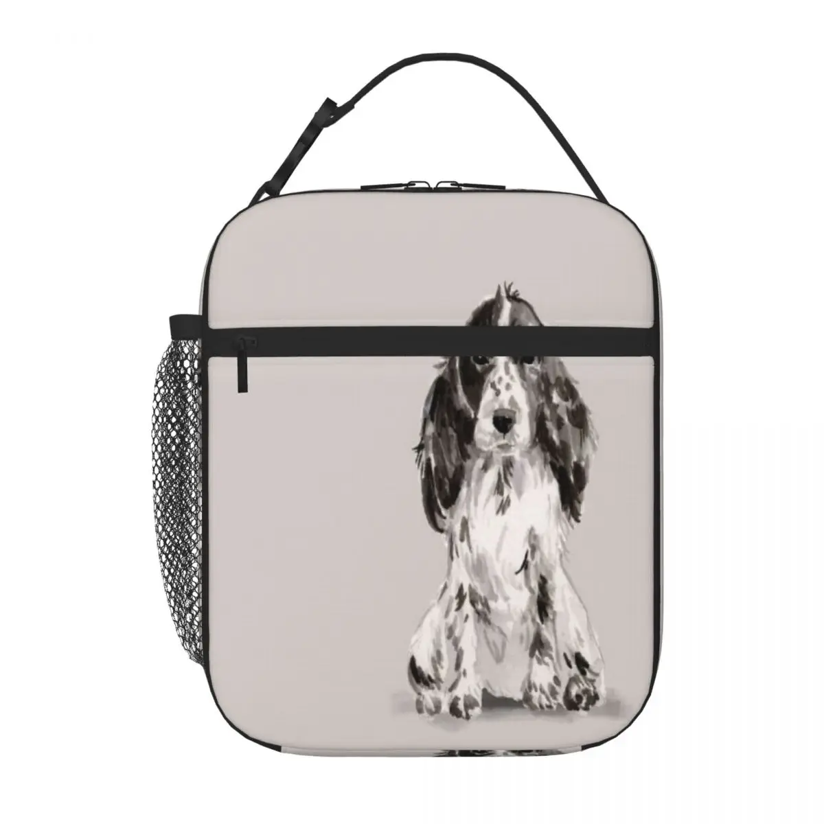 Cocker-Spaniel-Illustration-Lunch-Tote-Lunch-Box-Lunch-Box-Kids-Thermal ...
