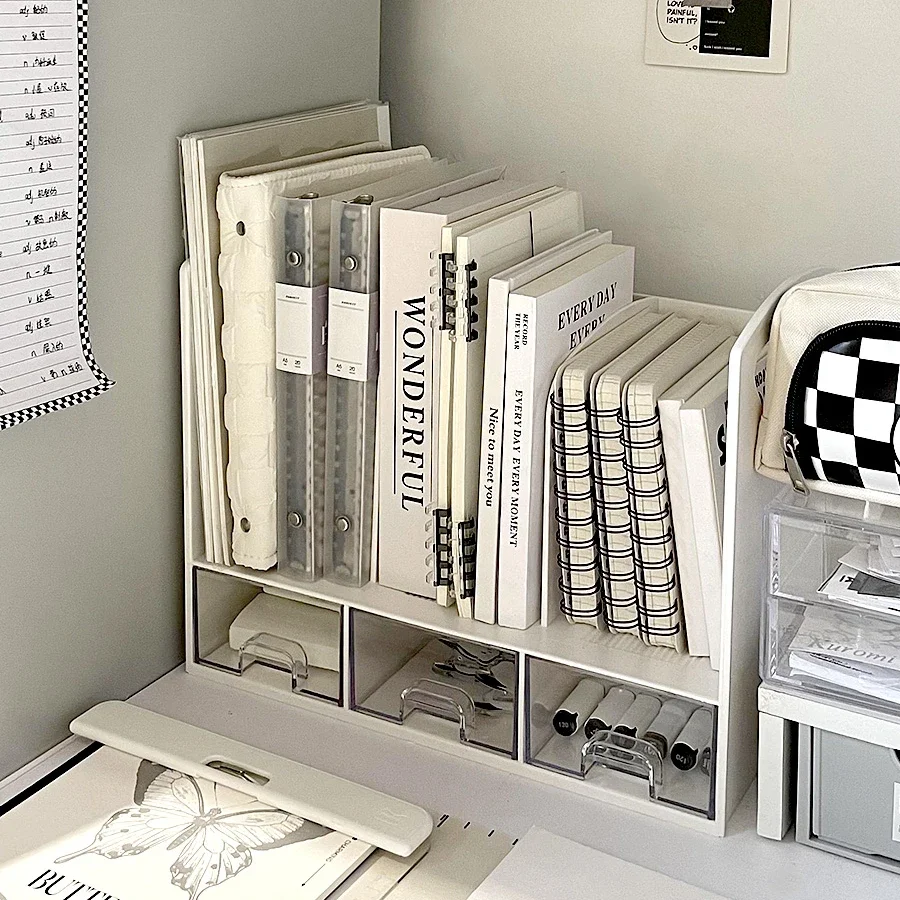 Desktop-Bookshelf-Student-Dormitory-Desk-Storage-Rack-Desk-Bookshelf ...