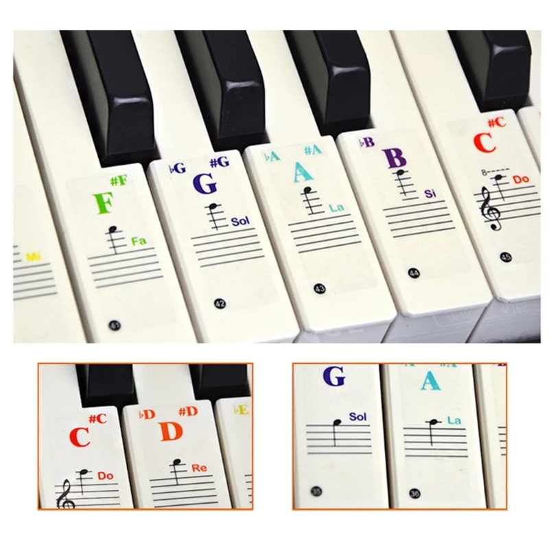Piano-Label-Removable-Piano-Notes-Guide-Labels-Piano-Sticker-88-61-49 ...