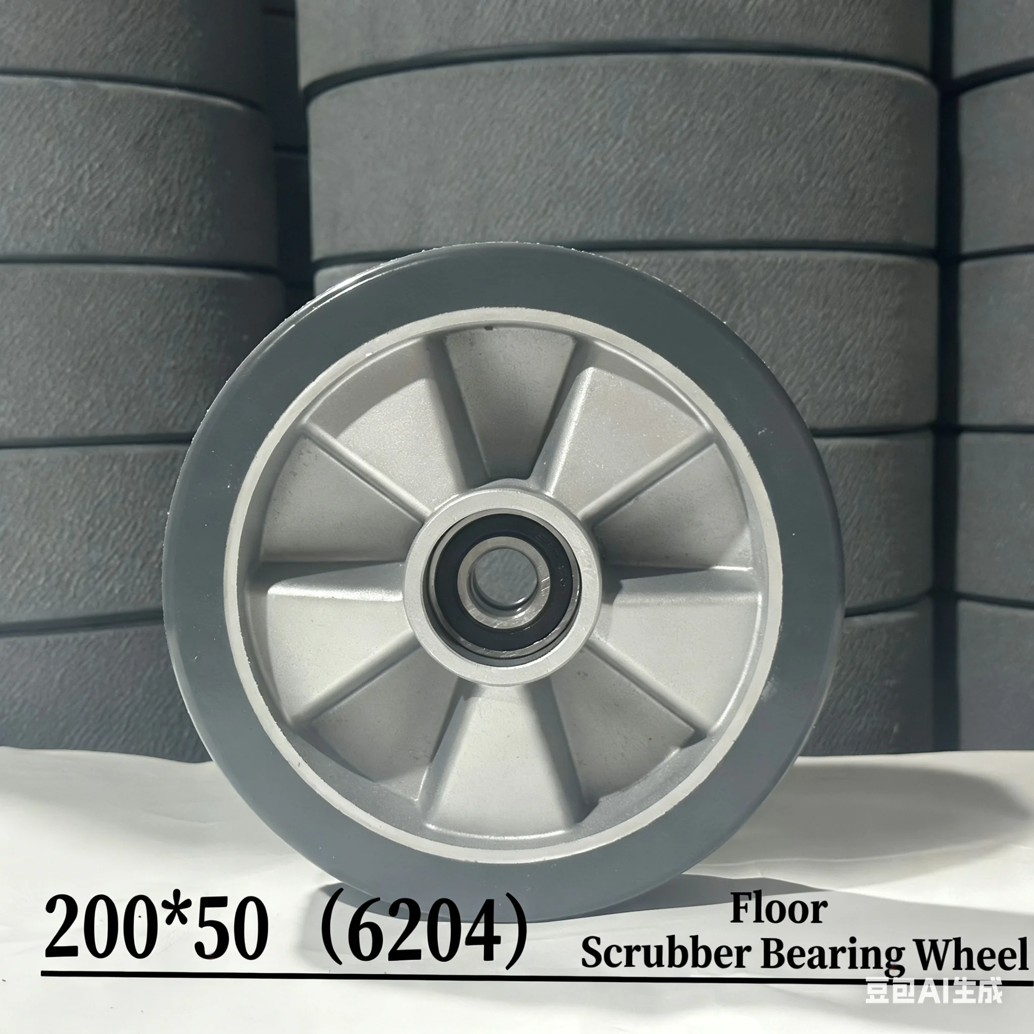 Aftermarket self-service floor scrubber wheel for China Brand ...