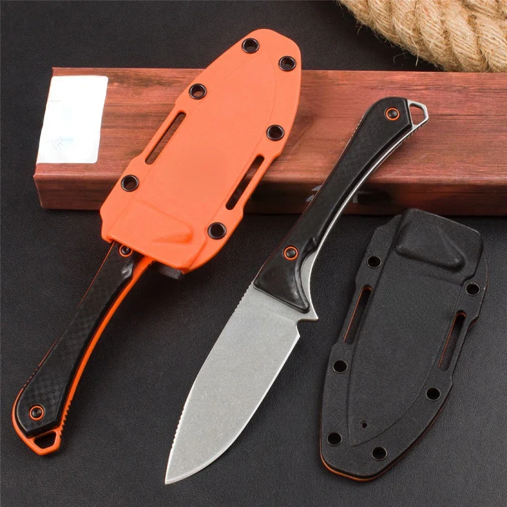 Mini15201-Altitude-Fixed-Blade-Knife-CPM-S90V-Orange-DLC-Drop-Point ...