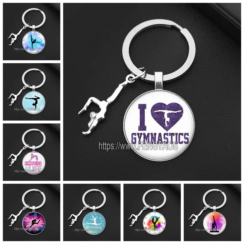 I-Love-Gymnastics-Keychains-for-Women-Gymnasts-Key-Holder-for-Keys ...