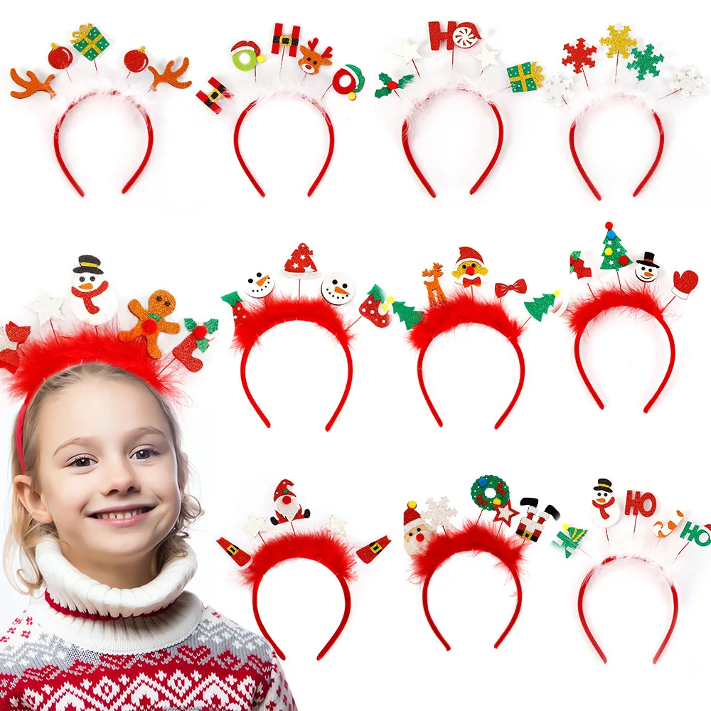 1Pcs-Christmas-Headbands-Children-Adult-Hair-Band-Red-Christmas-Santa ...