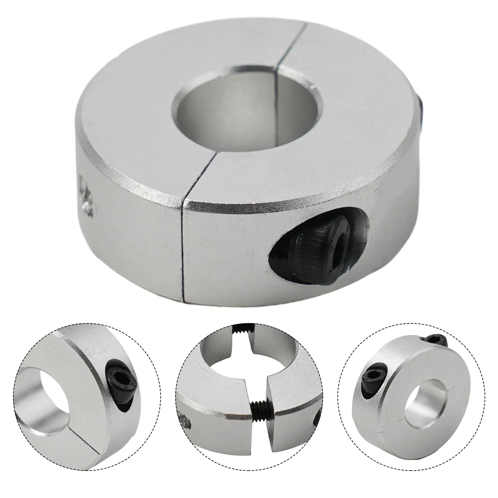 1pc 3-100mm Shaft Collar Aluminum Alloy Linear Motion Clamp With Screws ...