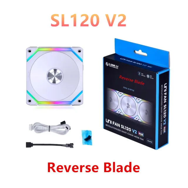 LIAN LI UNI FAN RGB Fan Kit, SL V2 SL120V2 SL140V2 SL140V2 Lâmina ...